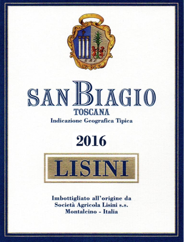Lisini San Biagio Toscana 2016 | Wine.com