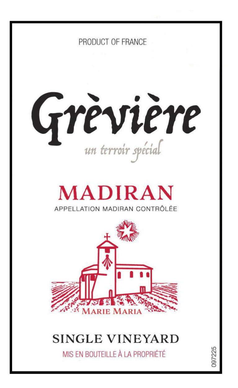 Vignobles Marie Maria Greviere Madiran 2018 | Wine.com