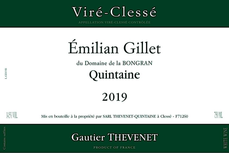Domaine Emilian Gillet Vire Clesse 2019 | Wine.com