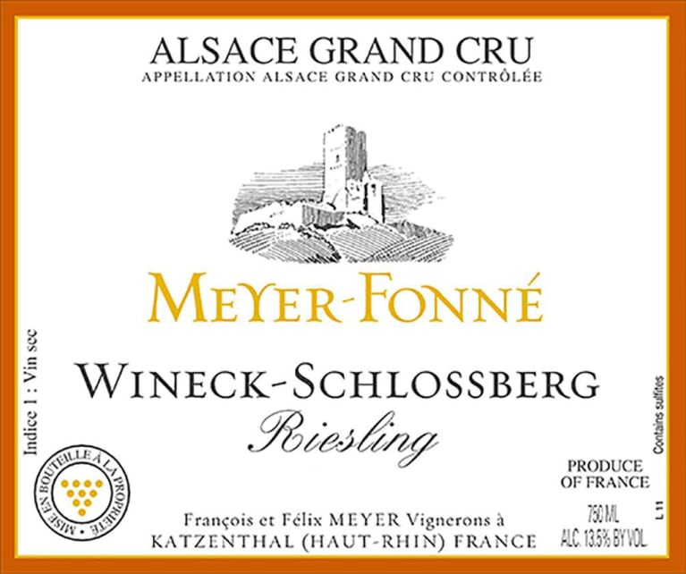 Meyer-Fonne Wineck-Schlossberg Riesling Grand Cru 2020 | Wine.com
