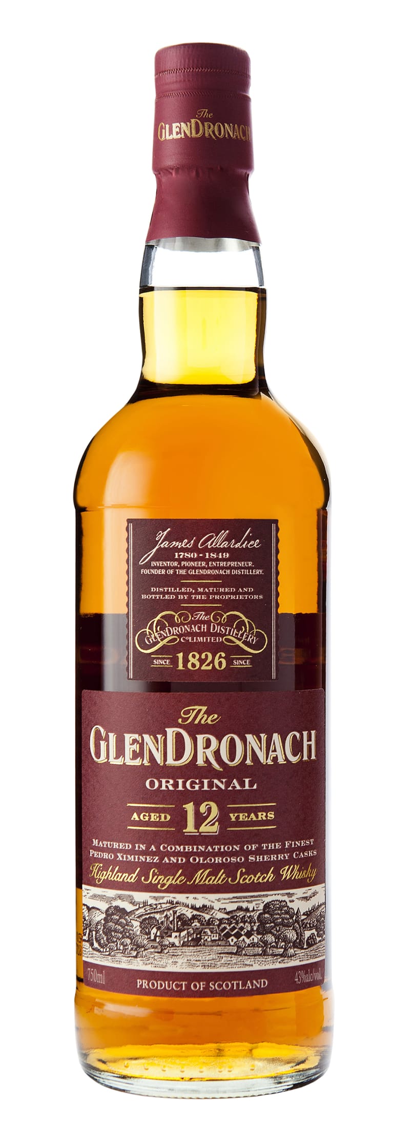 GlenDronach 12 Year Original Single Malt Scotch Whisky | Wine.com