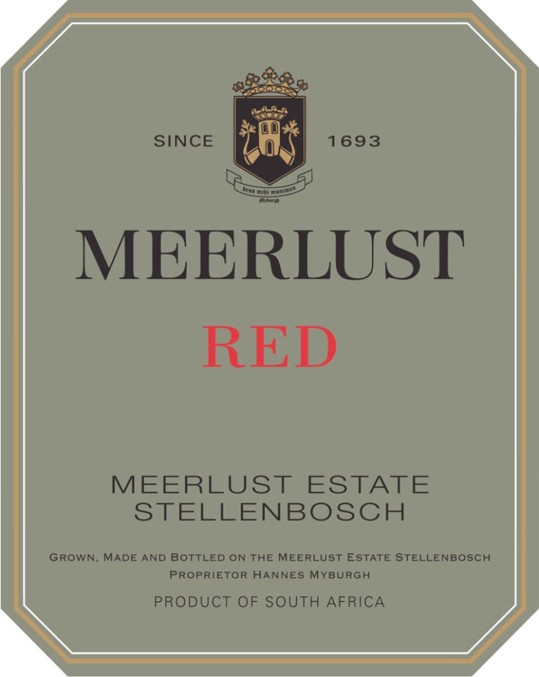 Meerlust Red Blend 2015 | Wine.com