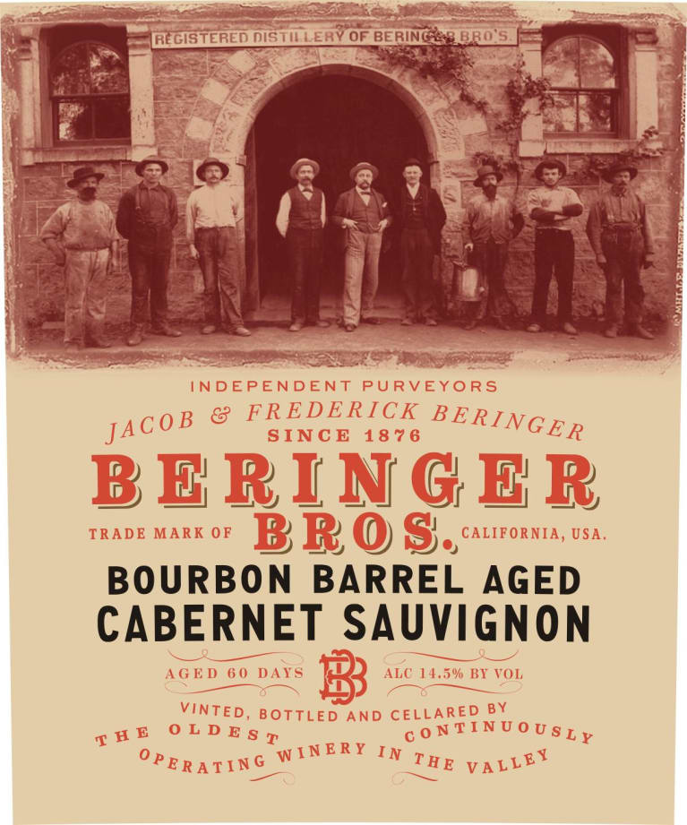 Beringer Bros. Bourbon Barrel Aged Cabernet Sauvignon 2017 | Wine.com