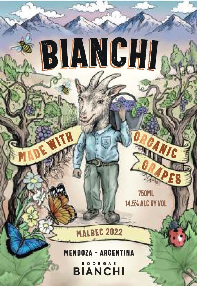 Bianchi Organic Malbec 2022 | Wine.com