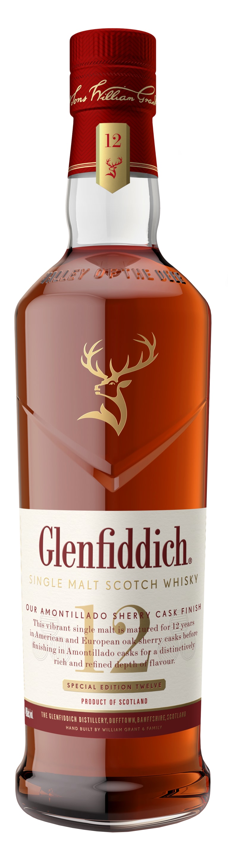 Glenfiddich 12 Year Sherry Cask Single Malt Scotch Whisky | Wine.com