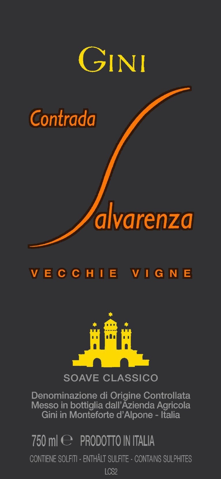Gini Soave Classico Contrada Salvarenza Vecchie Vigne 2019 | Wine.com