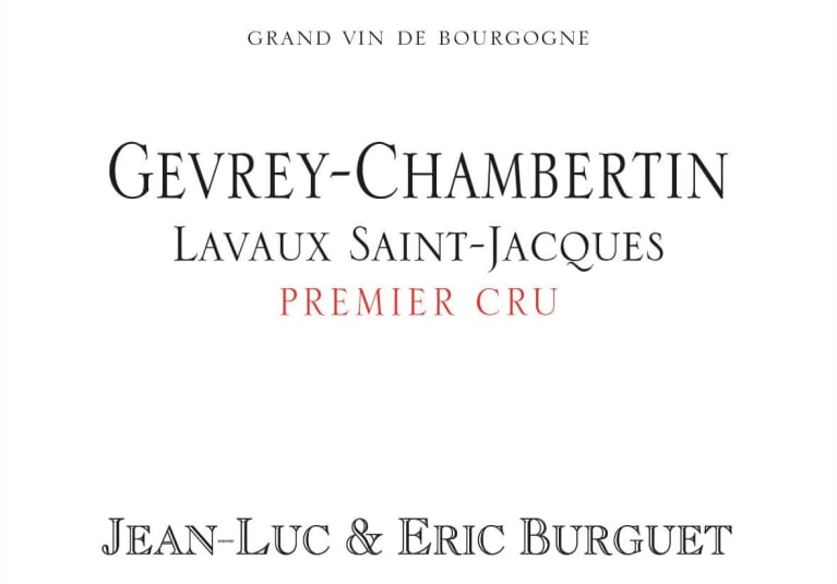 Jean-Luc & Eric Burguet Gevrey-Chambertin Lavaux-St-Jacques Premier Cru ...