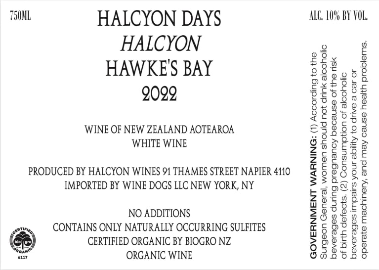 Halcyon Days Halcyon Sauvignon Blanc 2022 | Wine.com