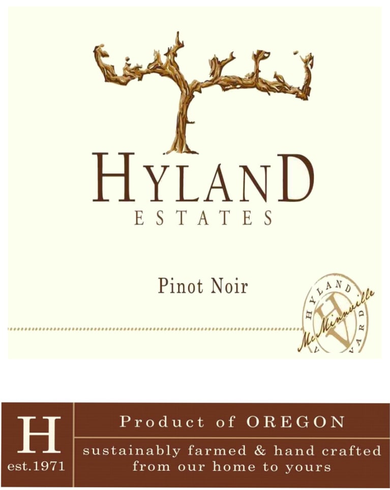 Hyland Estates Old Vine Estate Pinot Noir 2020 | Wine.com