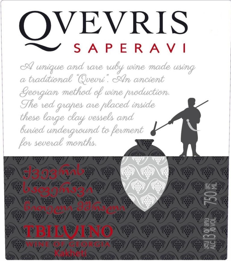 Tbilvino Qvevris Saperavi 2014 | Wine.com