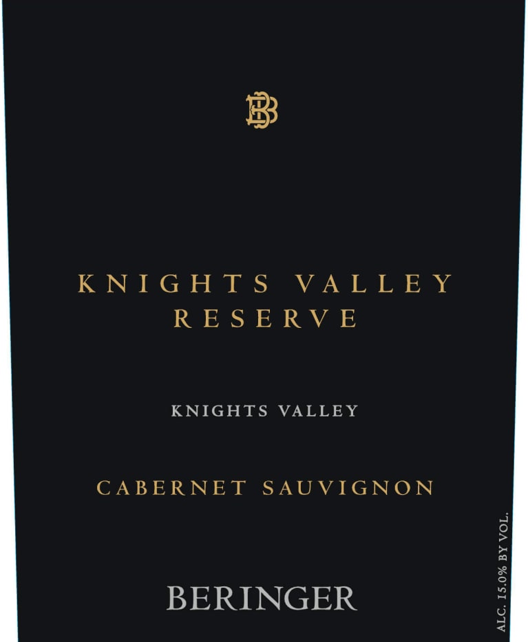 Beringer Knights Valley Reserve Cabernet Sauvignon 2018 | Wine.com