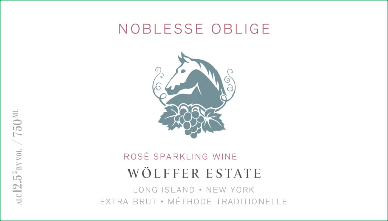 Wolffer Noblesse Oblige Brut Rose 2019 | Wine.com