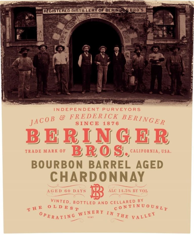 Beringer Bros. Bourbon Barrel Aged Chardonnay 2020 | Wine.com