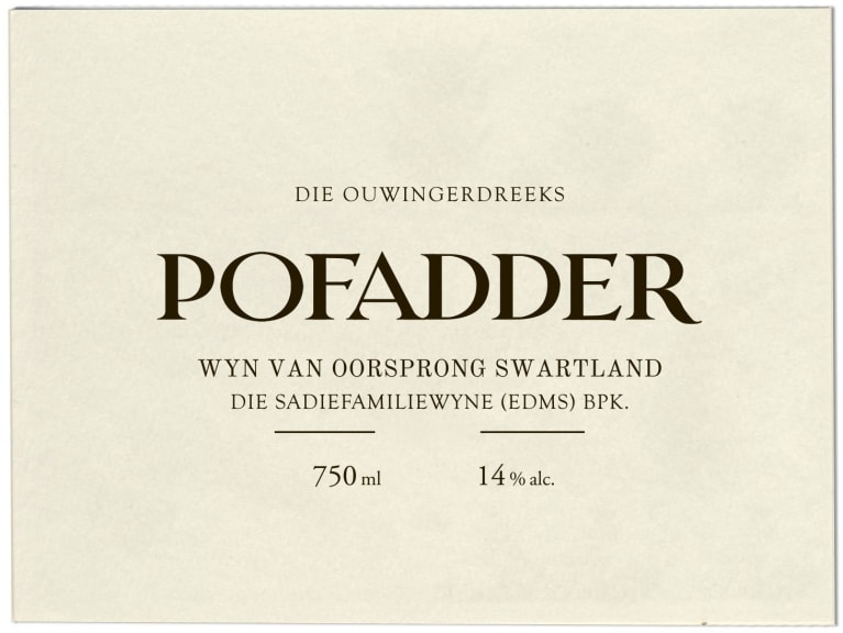 Sadie Family Pofadder 2020 | Wine.com