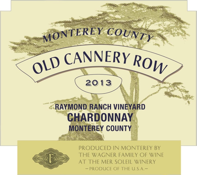 Old Cannery Row Raymond Ranch Vineyard Chardonnay 2013 | Wine.com