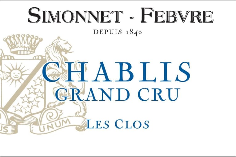 Simonnet-Febvre Chablis Les Clos Grand Cru 2019 | Wine.com