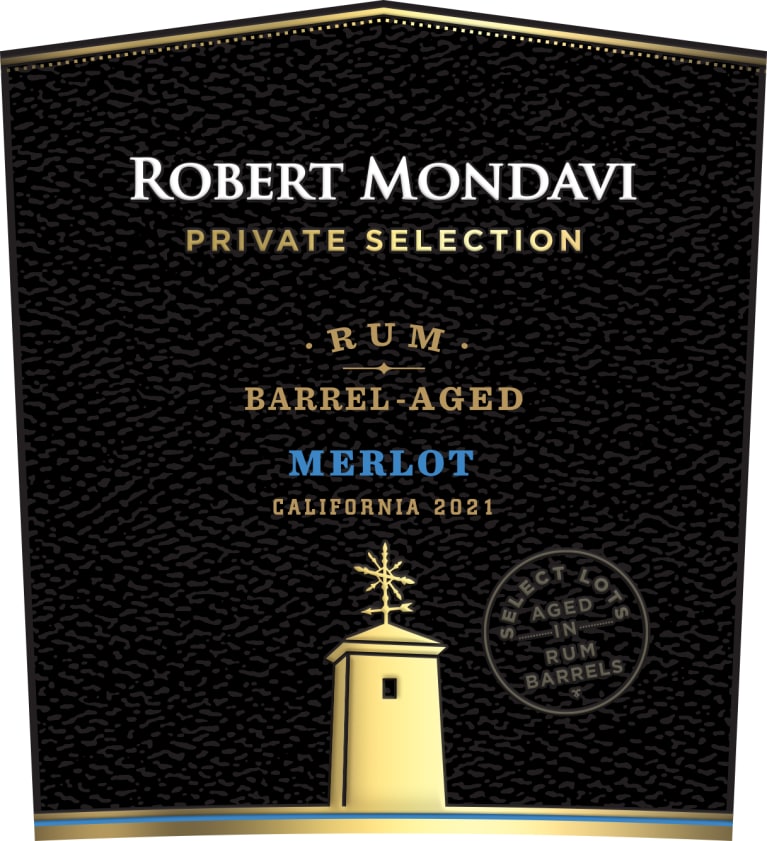 Robert Mondavi Private Selection Rum Barrel Aged Merlot 2021 | Wine.com