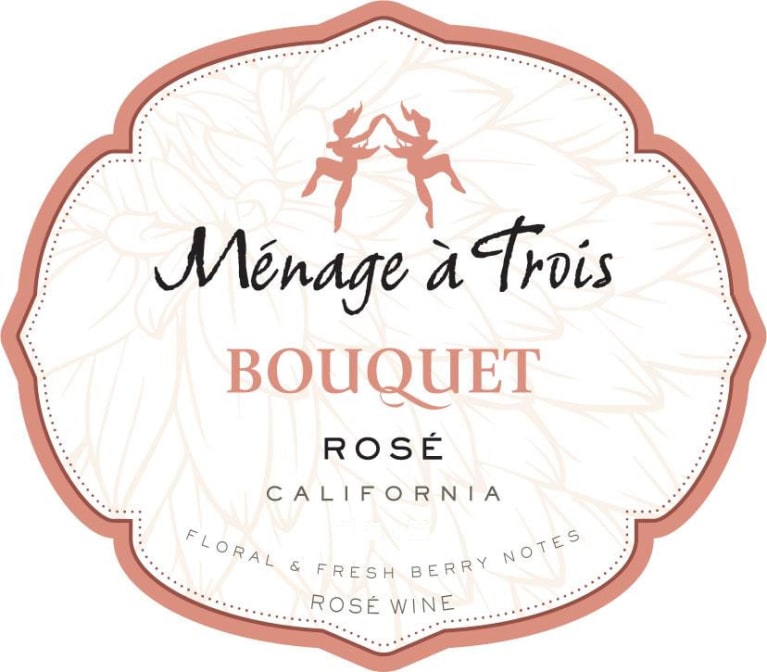 Menage a Trois Bouquet Rose 2020 | Wine.com