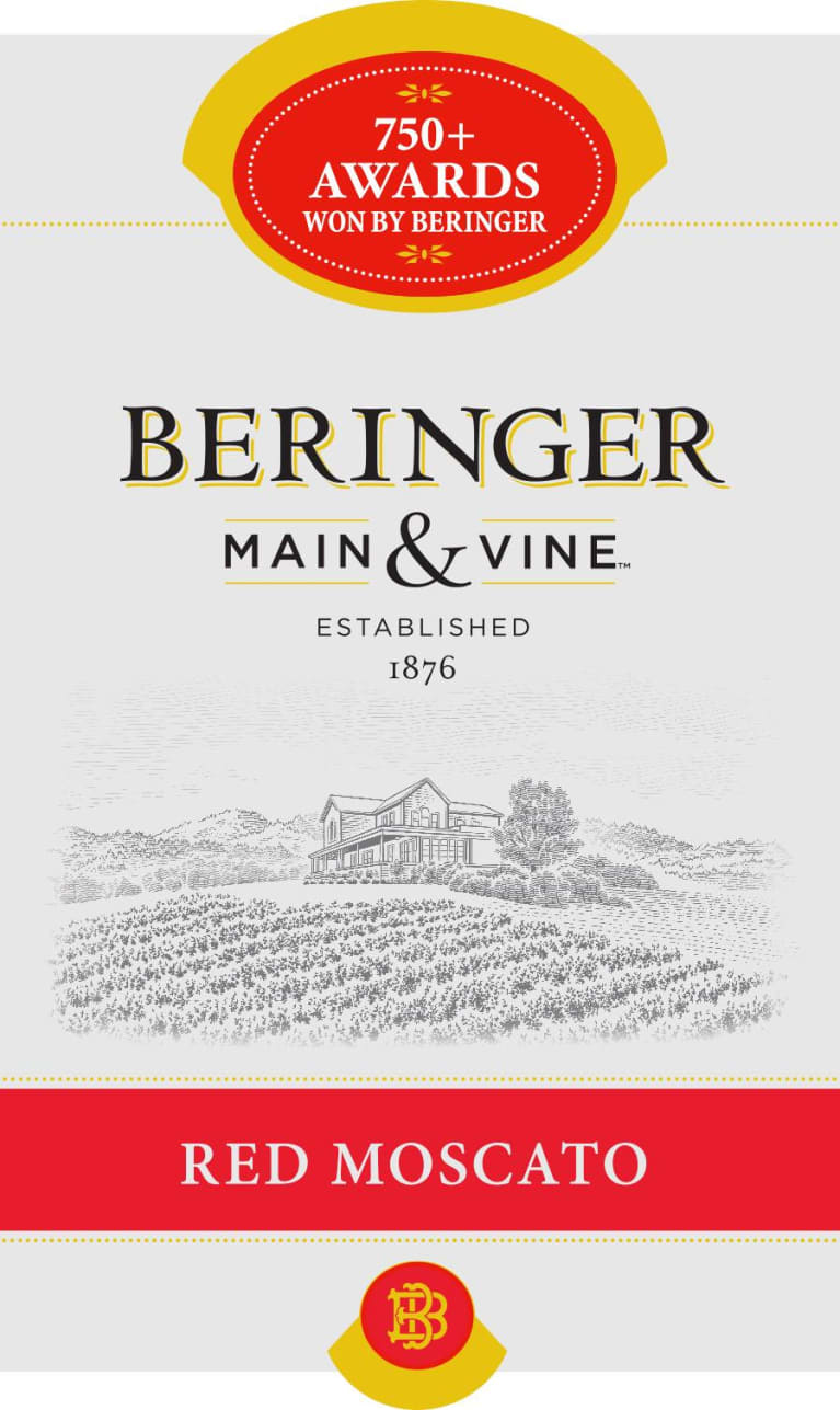 Beringer Main & Vine Red Moscato | Wine.com