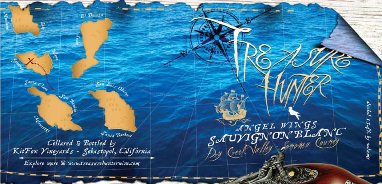 3 Finger Wine Co. Treasure Hunter Angel Wings Sauvignon Blanc 2014 ...