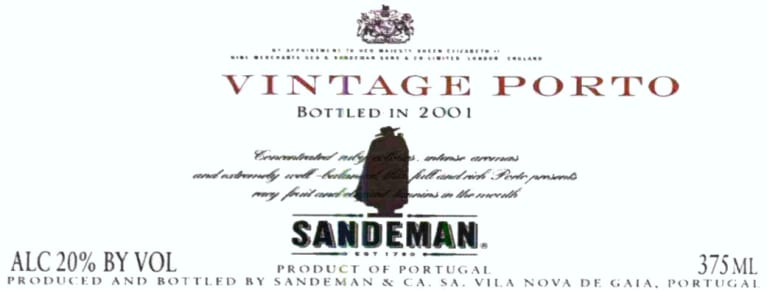 Sandeman Vau Vintage Port 2000 | Wine.com