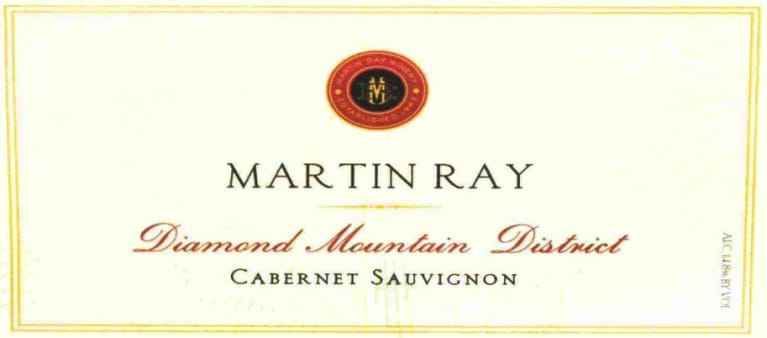 Martin Ray Diamond Mountain Cabernet Sauvignon 2008 | Wine.com