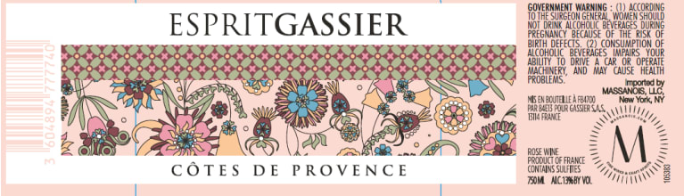 Chateau Gassier Esprit Gassier Rose 2022 | Wine.com