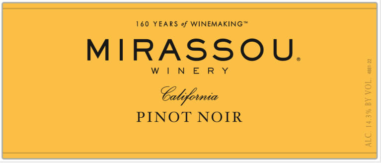 Mirassou Pinot Noir 2018 | Wine.com