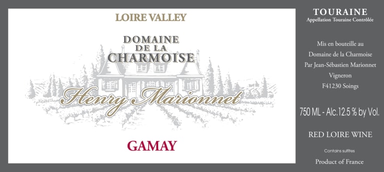 Henry Marionnet Domaine de la Charmoise Gamay 2018 | Wine.com