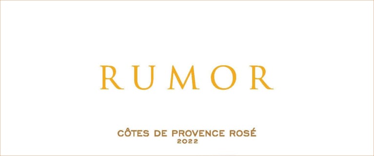 Rumor Cotes de Provence Rose 2022 | Wine.com
